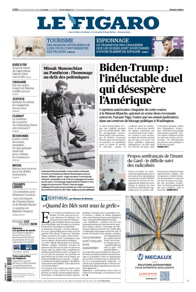 Lire Le Figaro en ligne - Kiosque Figaro