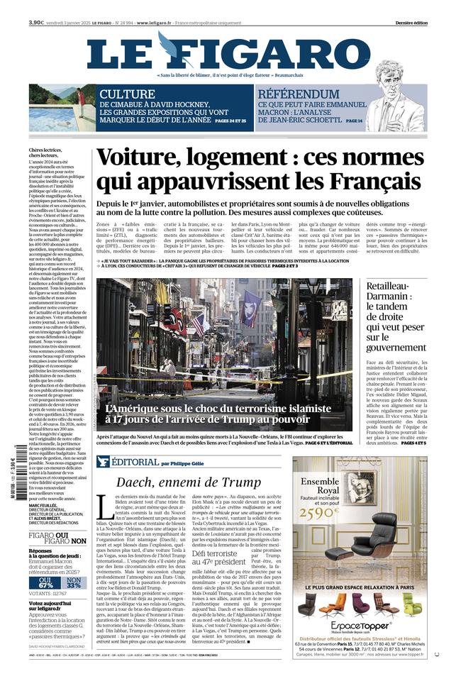 Le Figaro dition Num rique Du 3 Janvier 2025