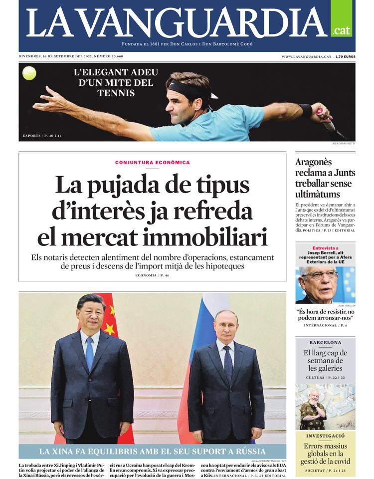 16 de septiembre de 2022 - La Vanguardia - LaVanguardia