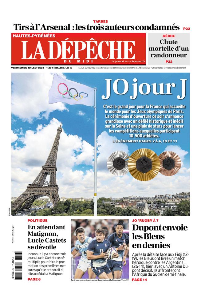 26 juillet 2024 - La Dépêche du Midi - La Dépêche du midi